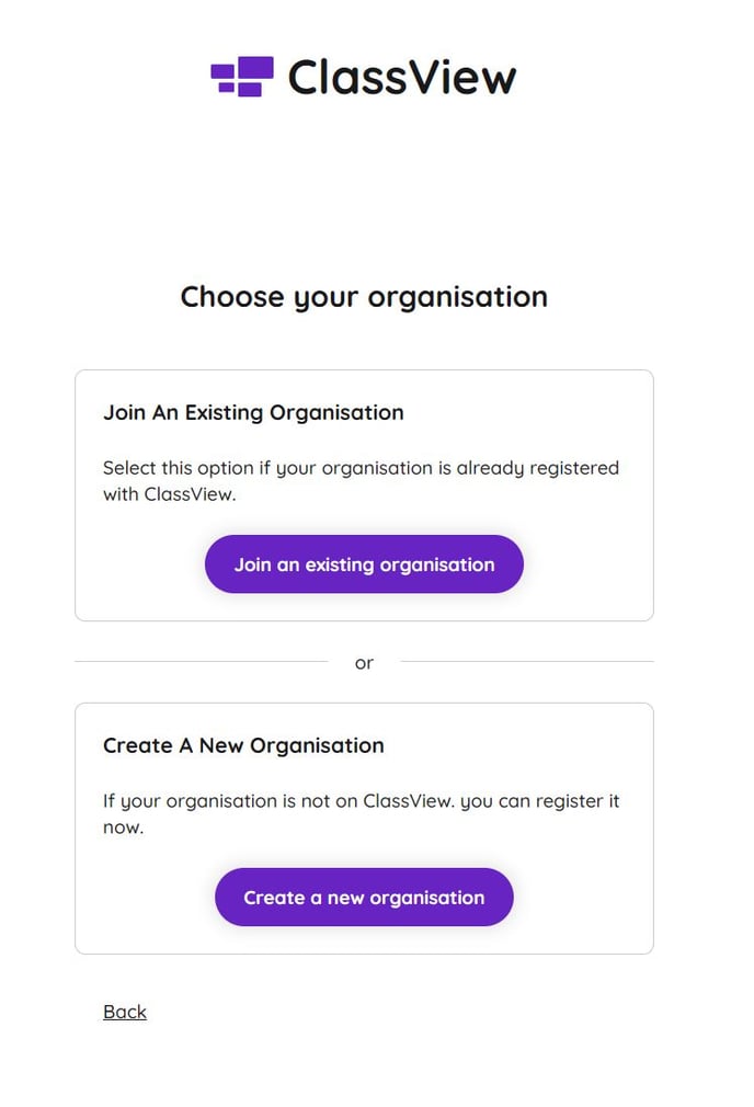 How to join ClassView as a new user
